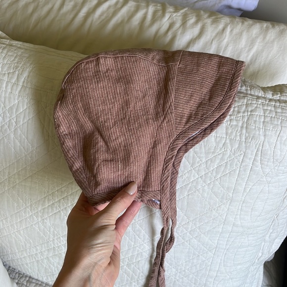 Briar Baby | Accessories | Briar Baby Toddler Girl Blush Striped Bonnet ...